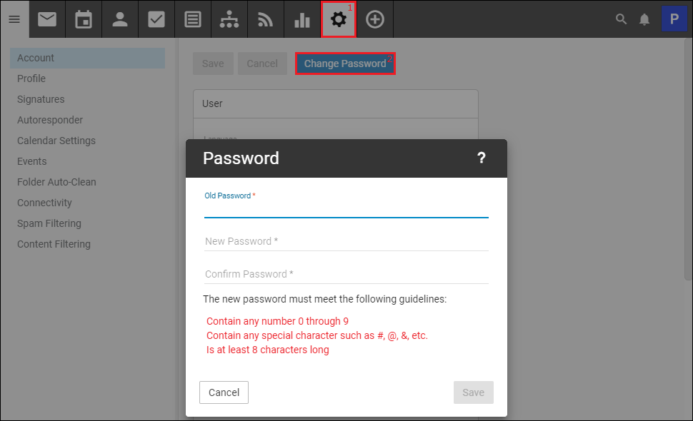 How to reset password from webmail? – ENTP Mail Knowledge Base
